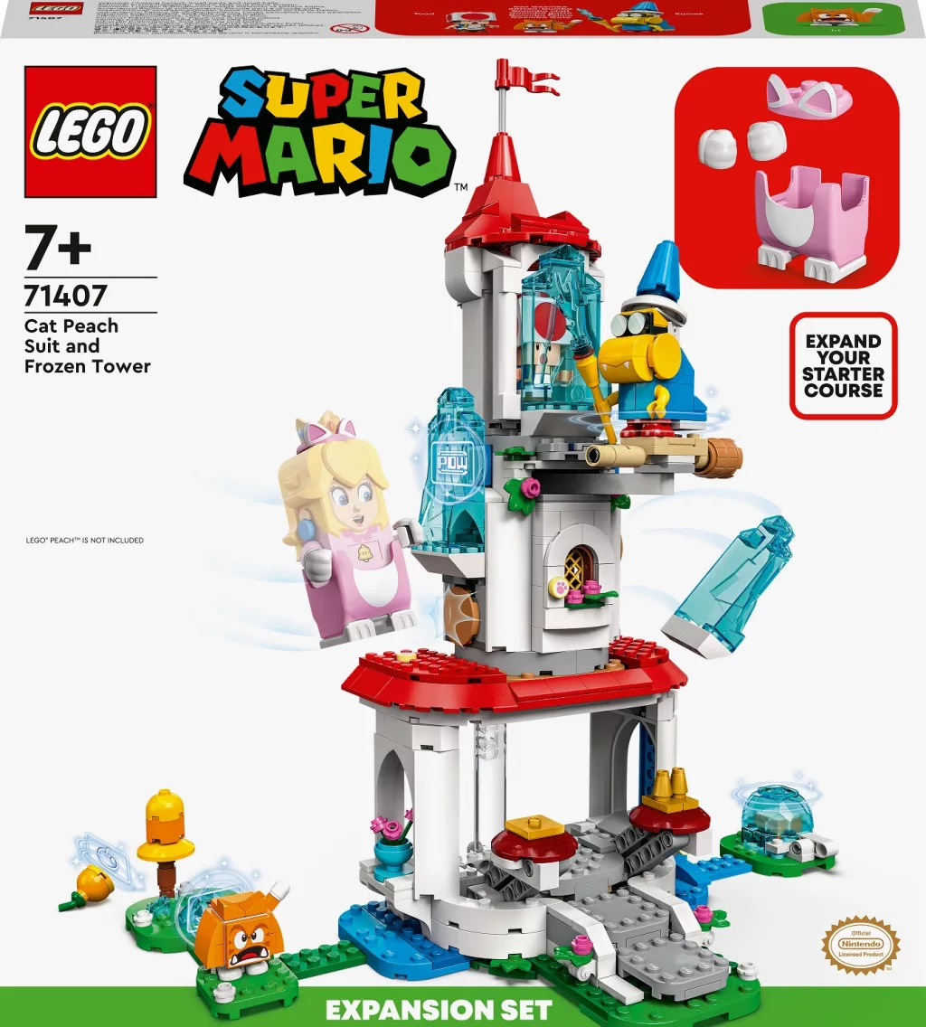 LEGO Super Mario Cat Peach i Ledeni Toranj 71407 - Zestaw Ro