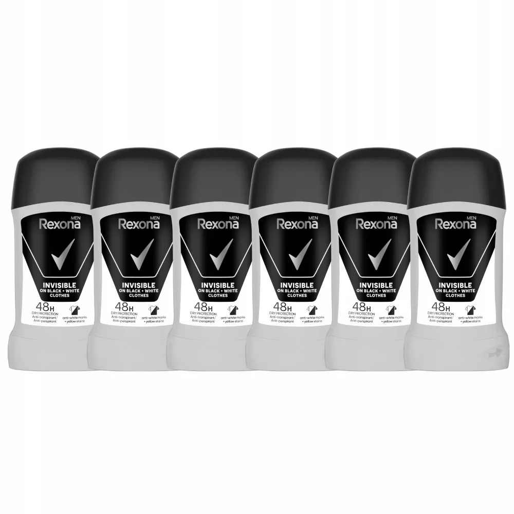 Rexona Men Invisible Black White stick 50 ml - WWW.KAMENIK.H